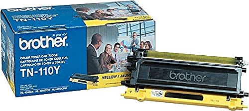 Brother Tn110y Original Toner Cartridge, Yellow - in Retail Packaging