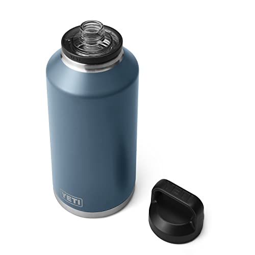YETI Rambler 64 oz Bottle, Vacuum Insulated, Stainless Steel with Chug Cap, Nordic Blue