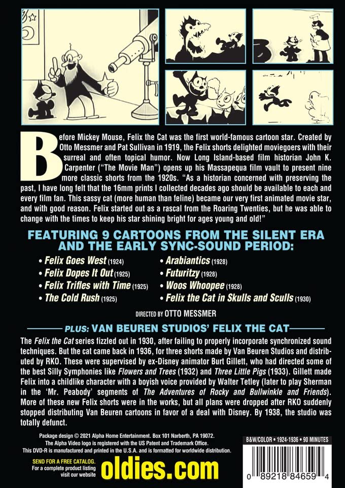 Felix the Cat: Early Cartoon Classics, Volume 3 [DVD]