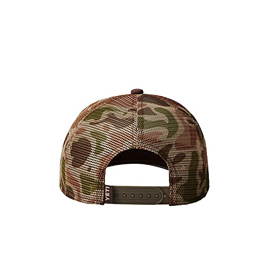YETI Duck Stamp Trucker Hat, Sharptail Taupe/Camo