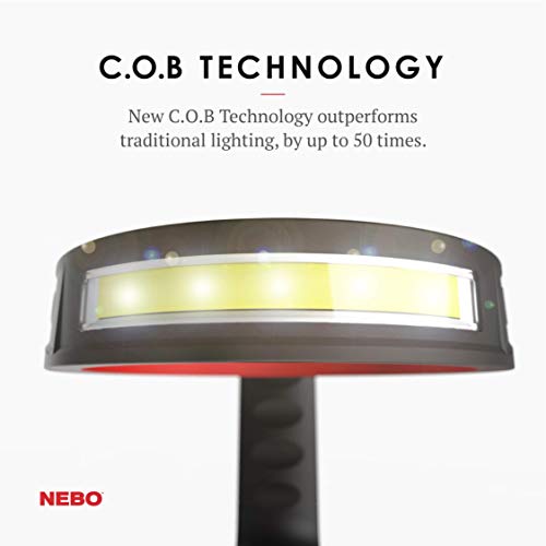 NEBO Stainless Steel 6668 GLOW - Light + Handle for your 30oz tumbler - YETI Rambler, Ozark Trail and more
