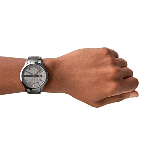 AX ARMANI EXCHANGE Men's Stainless Steel Watch, Color: Gunmetal/Gray (Model: AX2194)
