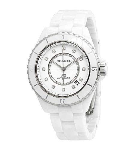 Chanel J12 Diamond White Dial Ladies Watch H5705