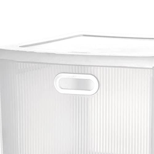 Sterilite Ultra 2 Clear Drawer Plastic Rolling Storage Container Cart with Ergonomic Handles and Caster Wheels, White (2 Pack)