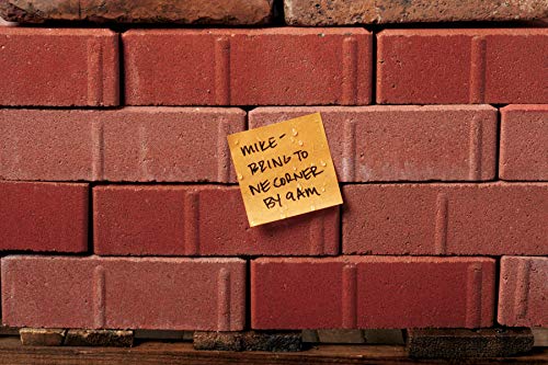 Post-it Extreme Notes, Works outdoors, Removes cleanly, 100X the holding power, Green, Orange, Yellow, 3 in x 3 in, 3 Pads/Pack, 45 Sheets/Pad (EXTRM33-3TRYMX)