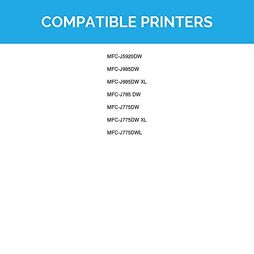LD Compatible Ink Cartridge Replacement for Brother LC20EBK Super High Yield (Black, 3-Pack)