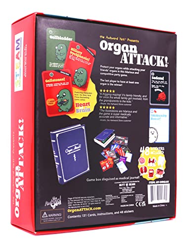 The Awkward Yeti Organ Attack! Card Game
