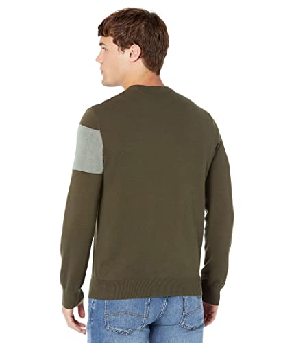 A|X ARMANI EXCHANGE Men's Side Sleeve Contrast Logo Sweater, Rosin, XL