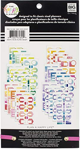 ME & MY BIG IDEAS Happy Planner STCKRS BX, Layered Boxes, 356/Pkg
