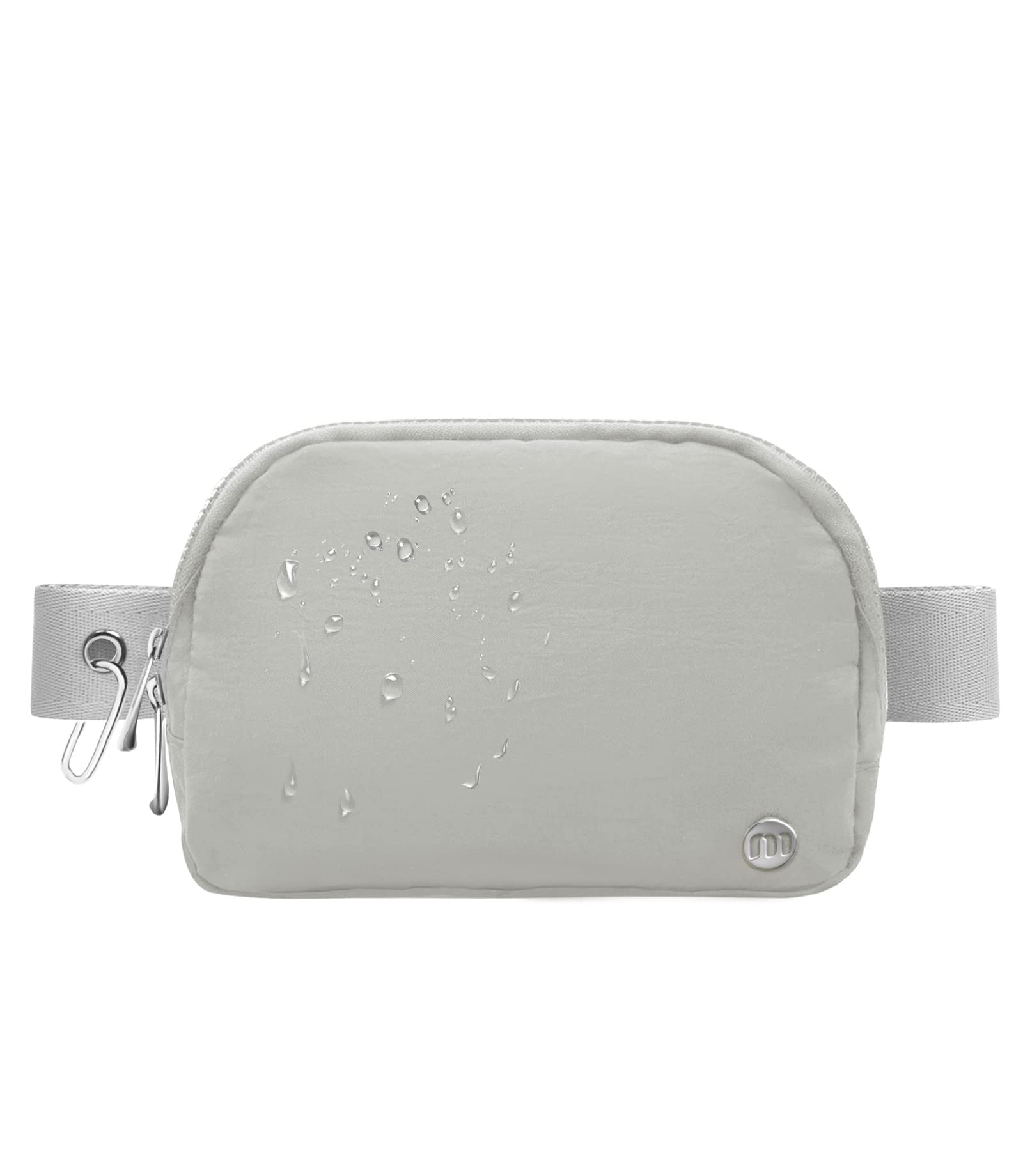 Mum's Memory Fanny Packs for Women Men, Crossbody Fanny Pack, Waterproof Everywhere Belt Bag with Adjustable Strap, Fashion Waist Pack for Traveling (Light grey)
