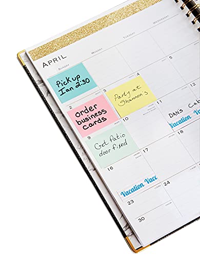 3M 653Ast Post-It Note Pads, 1-1/2 X 2, Marseille Colors, 12 Pads/Pack
