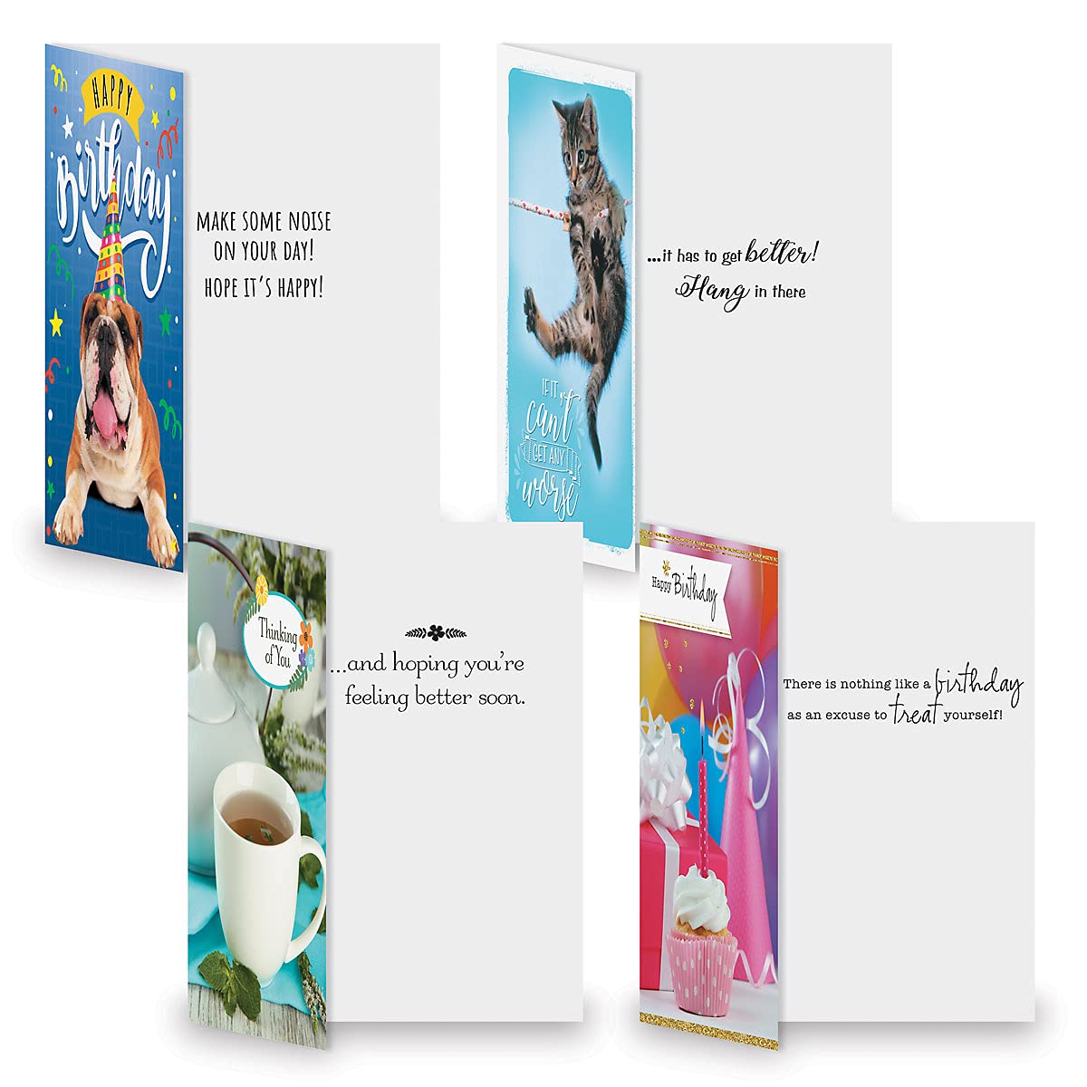 Current Modern Messages All Occasion Value Pack With Seals-40 Cards & Envelopes, Celebration, Get Well, Sympathy, Birthday, Holiday, & Thinking of You Variety, Large 5" x 7" Assortment, 20 Design Set