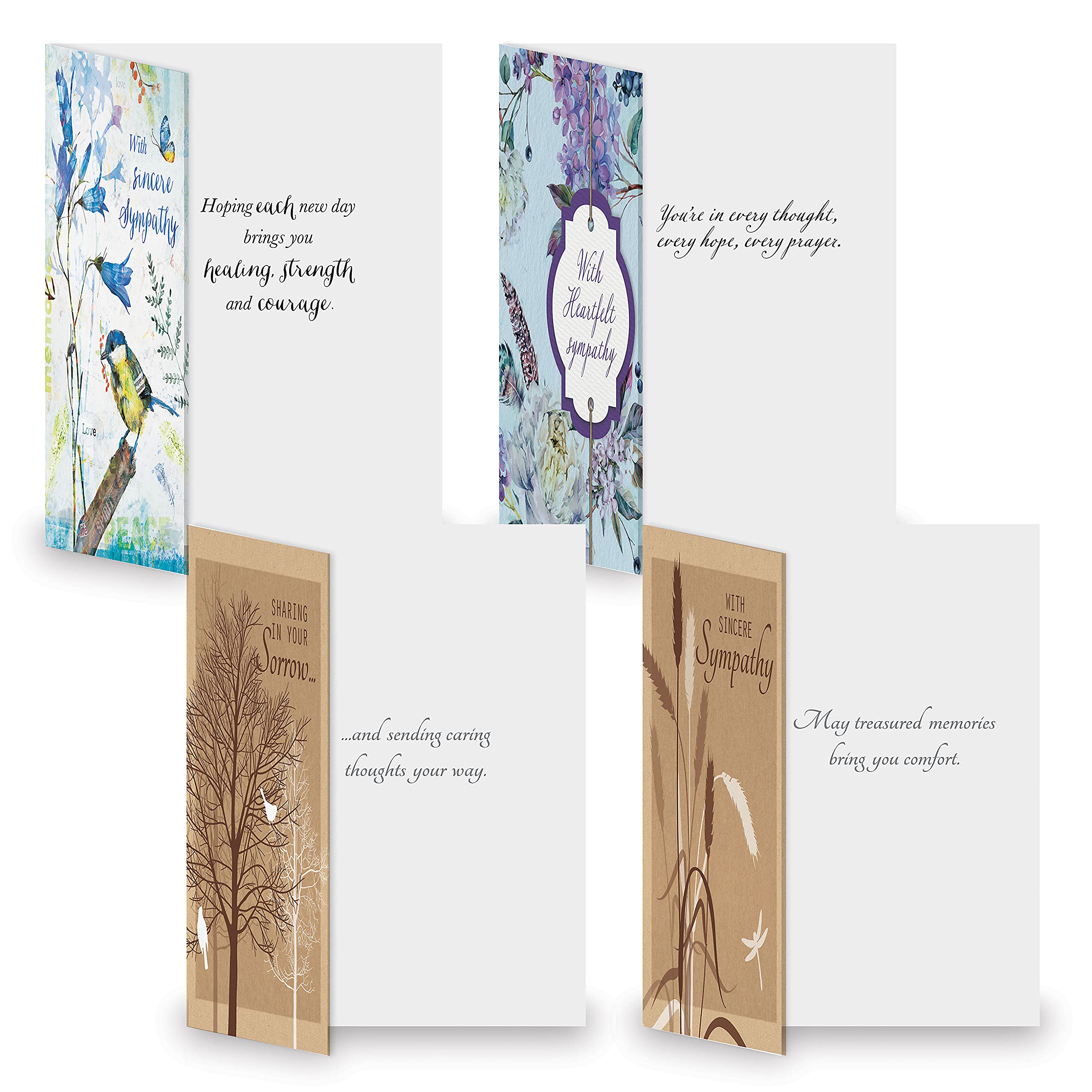 Current Modern Messages All Occasion Value Pack With Seals-40 Cards & Envelopes, Celebration, Get Well, Sympathy, Birthday, Holiday, & Thinking of You Variety, Large 5" x 7" Assortment, 20 Design Set