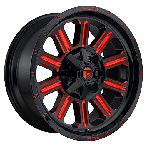 FUEL Hardline NLQ-Gloss MIL RED Wheel with Painted (18 x 9.5 inches /6 x 135 mm, 2 mm Offset)