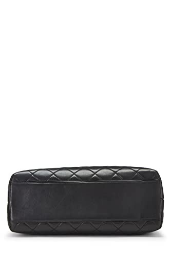 CHANEL, Pre-Loved Black Quilted Lambskin Kelly Jumbo, Black