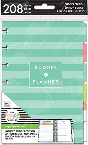 me & my BIG ideas Budget Extension Pack - The Happy Planner Scrapbooking Supplies - 6 Month Expense Tracker - Bill Pay Checklists & Budget Worksheets - Stickers & Dividers for Budgeting - Mini Size