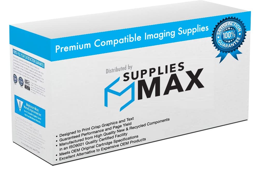 SuppliesMAX Compatible Replacement for Brother MFC-J785/J985/J9520DW Black Super High Yield Inkjet (2400 Page Yield) (LC-20EBK)