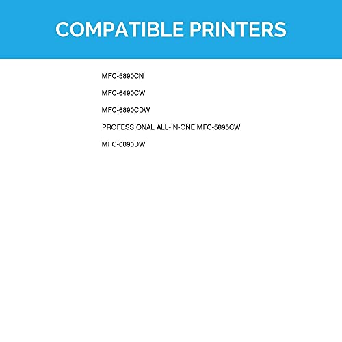 LD Compatible Ink Cartridge Replacement for Brother LC65 High Yield (2 Black, 2 Cyan, 2 Magenta, 2 Yellow, 8-Pack)