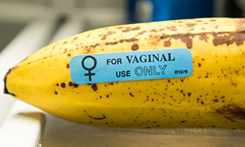 Witty Yetis FOR RECTAL & VAGINAL USE ONLY Prank Stickers 100 Pack. Label Your Friends Junk So They Use It Properly. Hilarious Gag Gift & Practical Joke. Fun Novelty Stocking Stuffer Decal for Adults