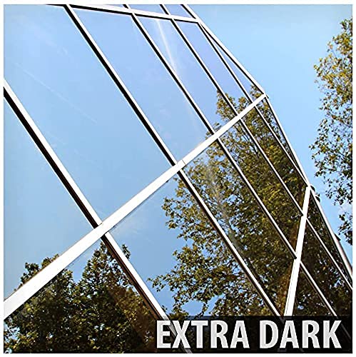BDF S05 Window Film Daytime Privacy and Heat Control Mirror Silver 5 (Very Dark) - 24in X 16ft