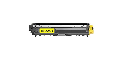 Calitoner Compatible Laser Toner Cartridge Yellow Replacement Brother TN221 TN225 for Brother MFC-9130CW, MFC-9330CDW, MFC-9340CDW, HL-3140CW, HL-3170CDW Printer- (1 Pack)