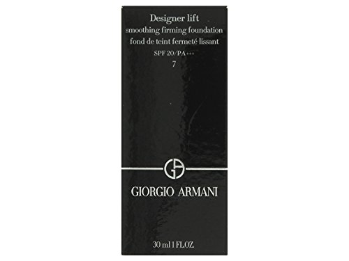 GIORGIO ARMANI Designer Lift Smoothing Firming Foundation Spf20, 7, 1 Ounce