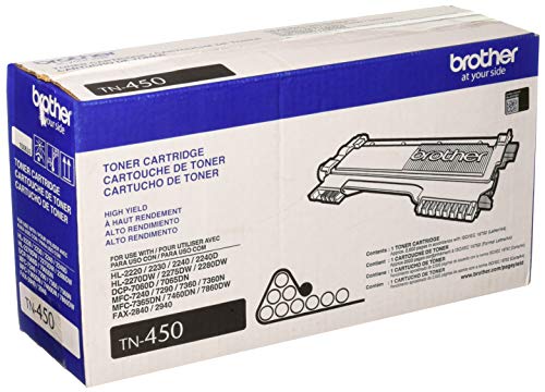 Tn450 High Yield Toner Cart for Hl-2240d and Hl-2270dw