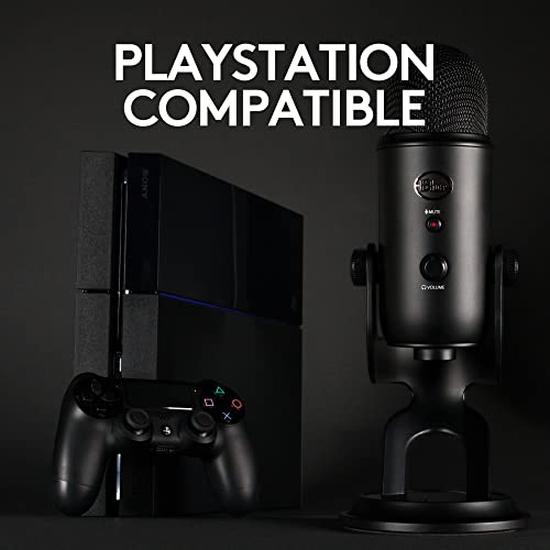 Logitech Blue Yeti Game Streaming Kit with Yeti USB Gaming, Podcast Microphone, Blue VO!CE Software, Custom Blue Pop Filter, PC/Mac/PS4/PS5