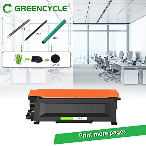 greencycle 1 PK TN450 High Yield Black Laser Toner Cartridge Compatible for Brother DCP-7065DN Printer