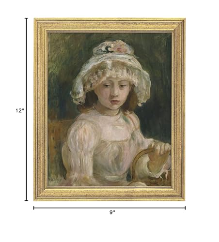 Museum Collection Piccadilly Artist Vintage Picture Frames - 9x12 Gold - Single Frame for 1/2" Canvas, Paper and Panels, Museum Quality Wooden Antique Frame, Does not Include Glass or Backing