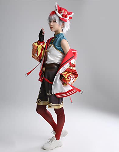 miccostumes Womens Game Sun Bin Cosplay Costume for Tiger New Year with Hat (Medium, Multicolored)