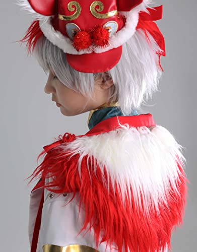miccostumes Womens Game Sun Bin Cosplay Costume for Tiger New Year with Hat (Medium, Multicolored)