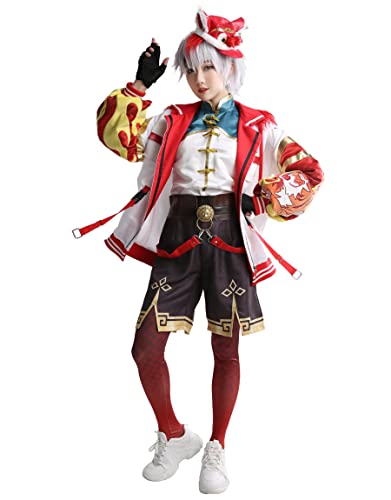 miccostumes Womens Game Sun Bin Cosplay Costume for Tiger New Year with Hat (Medium, Multicolored)