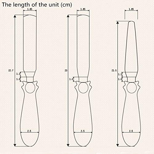 Offset Angled Cake Icing Spatula Knives - Set of 3 Stainless Steel Decorating and Baking Supplies - 6", 8" & 10" (3)