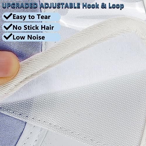 Crazy Felix Cat Cone, Soft Cone for Cats to Stop Licking and Scratching, Comfortable Cat Cone Collar with Upgraded PVC Material and Adjustable Hook&Loop for Healing Wound, After Surgery and Vet Visit