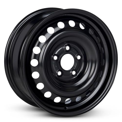 for 2013-2025 Nissan Leaf 16 Inch Painted Black Rim - OE Direct Replacement - Road Ready Car Wheel