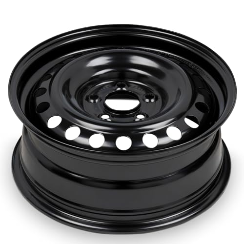 for 2013-2025 Nissan Leaf 16 Inch Painted Black Rim - OE Direct Replacement - Road Ready Car Wheel