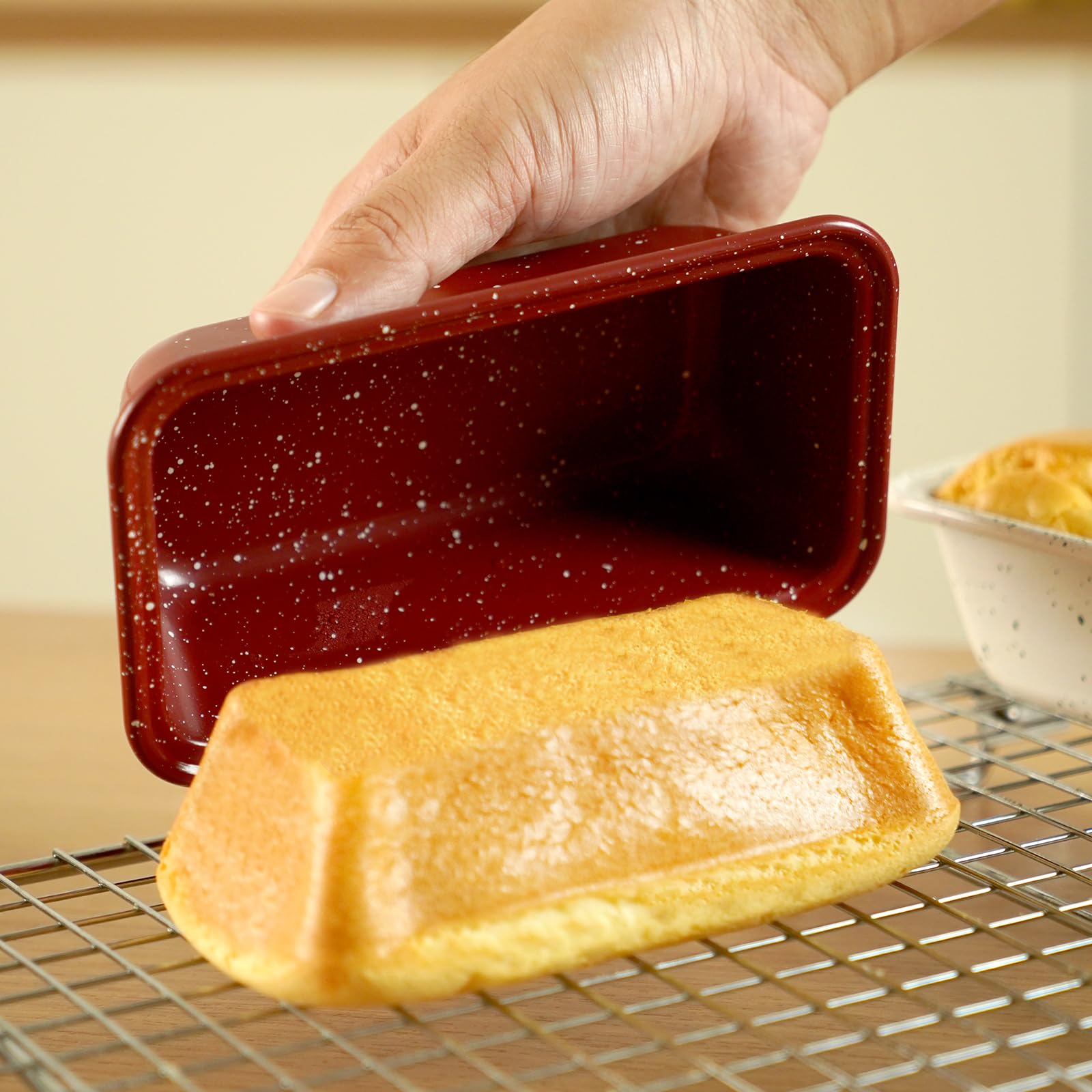 HYTK Small Mini Loaf Pans Nonstick Bread Pans Set for Toast Cute Little Cake Baking Tin 6.1x3.5x1.77 inch Thicken Carbon Steel Oven Air Fryer Instant Pot Bakeware 6 Pack