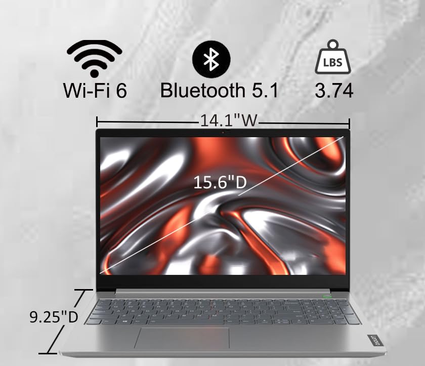 Lenovo ThinkBook 15 Gen 2 are 15.6" FHD (Intel Quad Core i7-1165G7, 16GB RAM, 512GB PCIe SSD) IPS Business Laptop, Backlit Keyboard, Fingerprint Reader, Thunderbolt 4, IST SD Card, Windows 10 Pro
