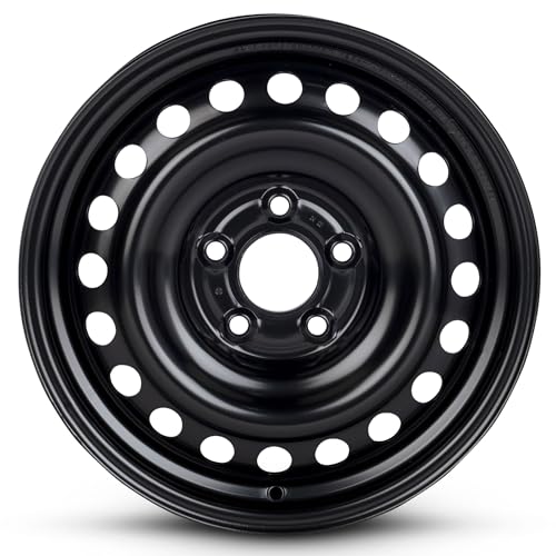 for 2013-2025 Nissan Leaf 16 Inch Painted Black Rim - OE Direct Replacement - Road Ready Car Wheel