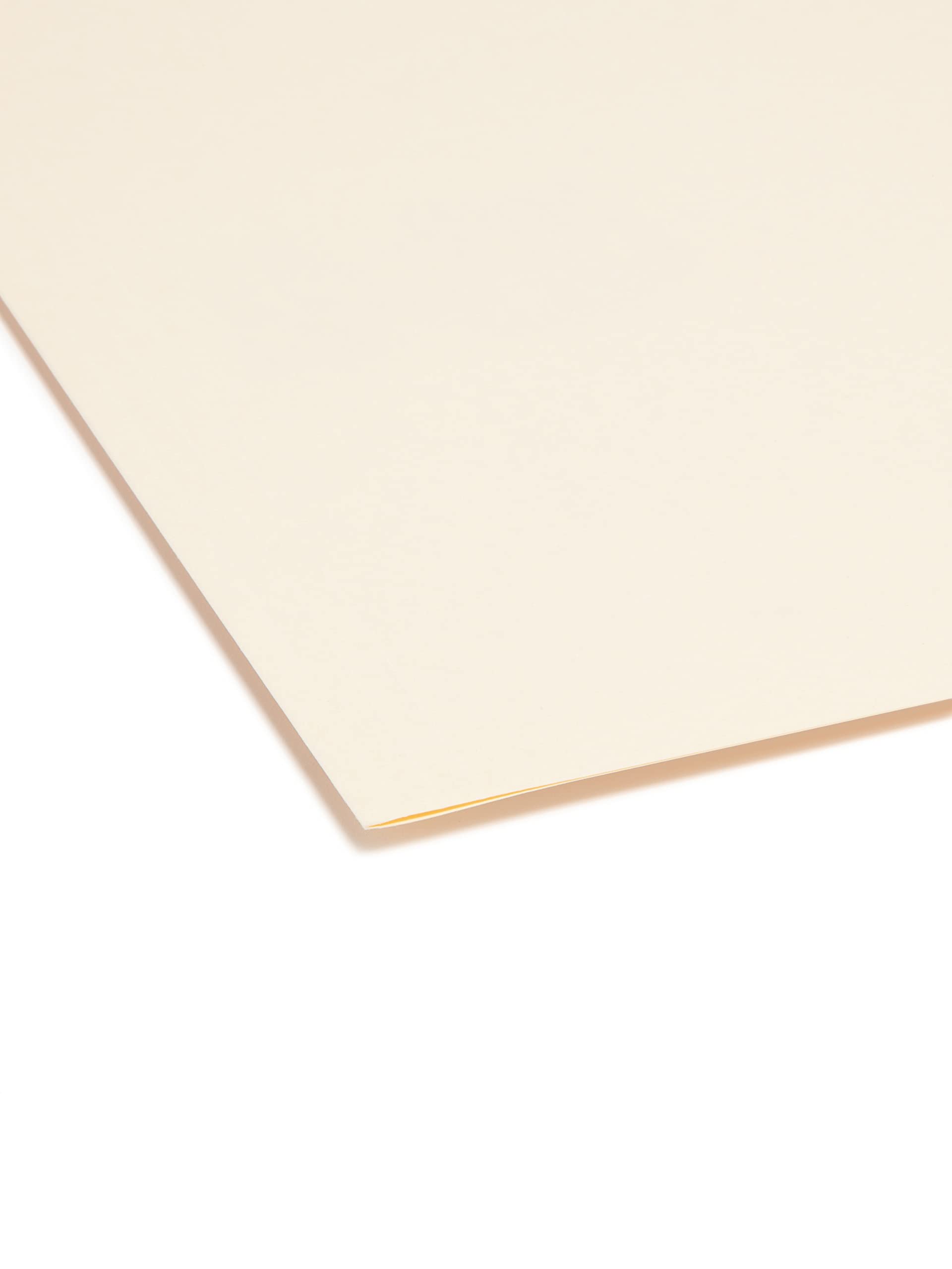 Smead SuperTab Heavyweight File Folder, Oversized 1/3-Cut Tab, Letter Size, Manila, 50 Per Box (10401)