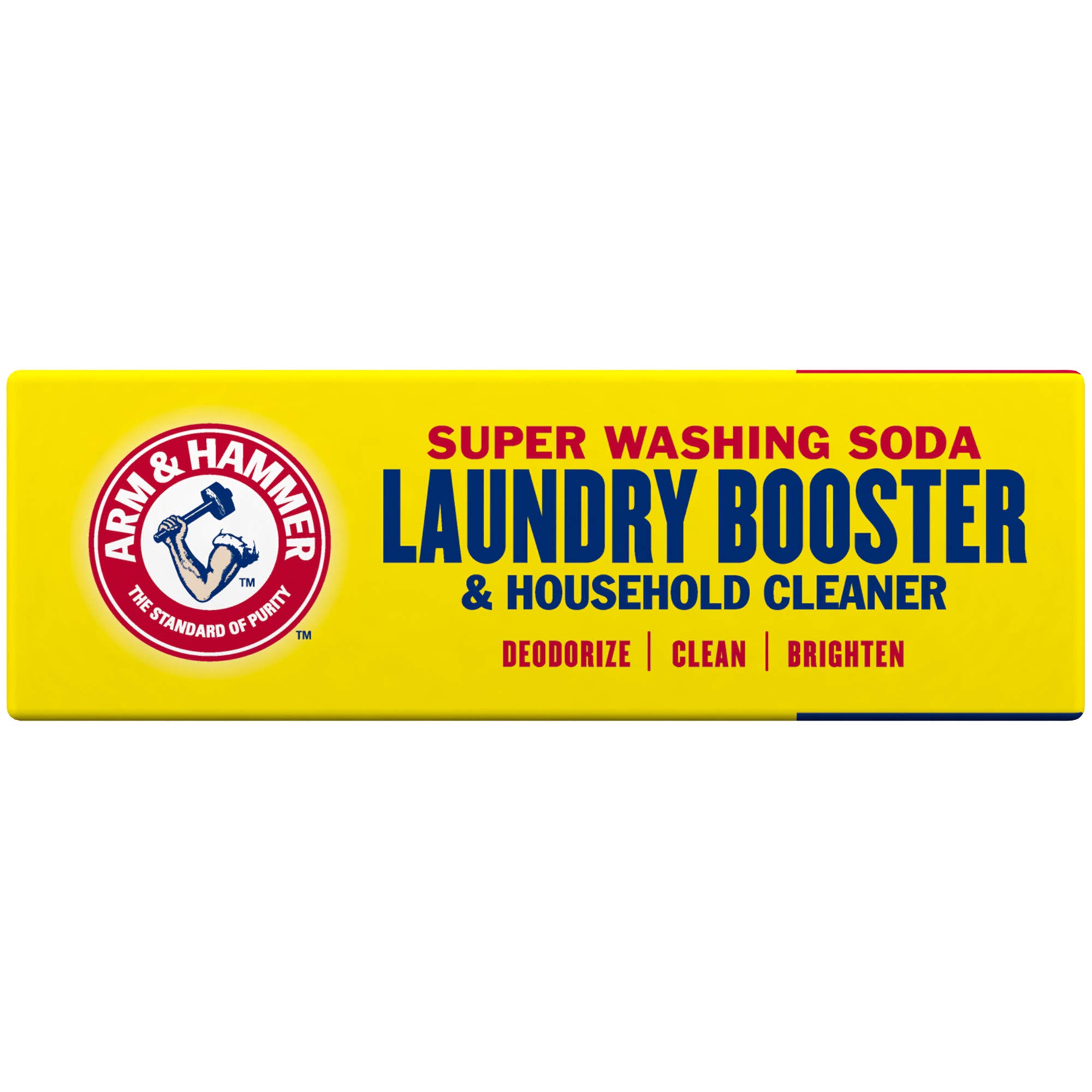 Arm & Hammer Super Washing Soda Detergent Booster & Household Cleaner, 55oz.
