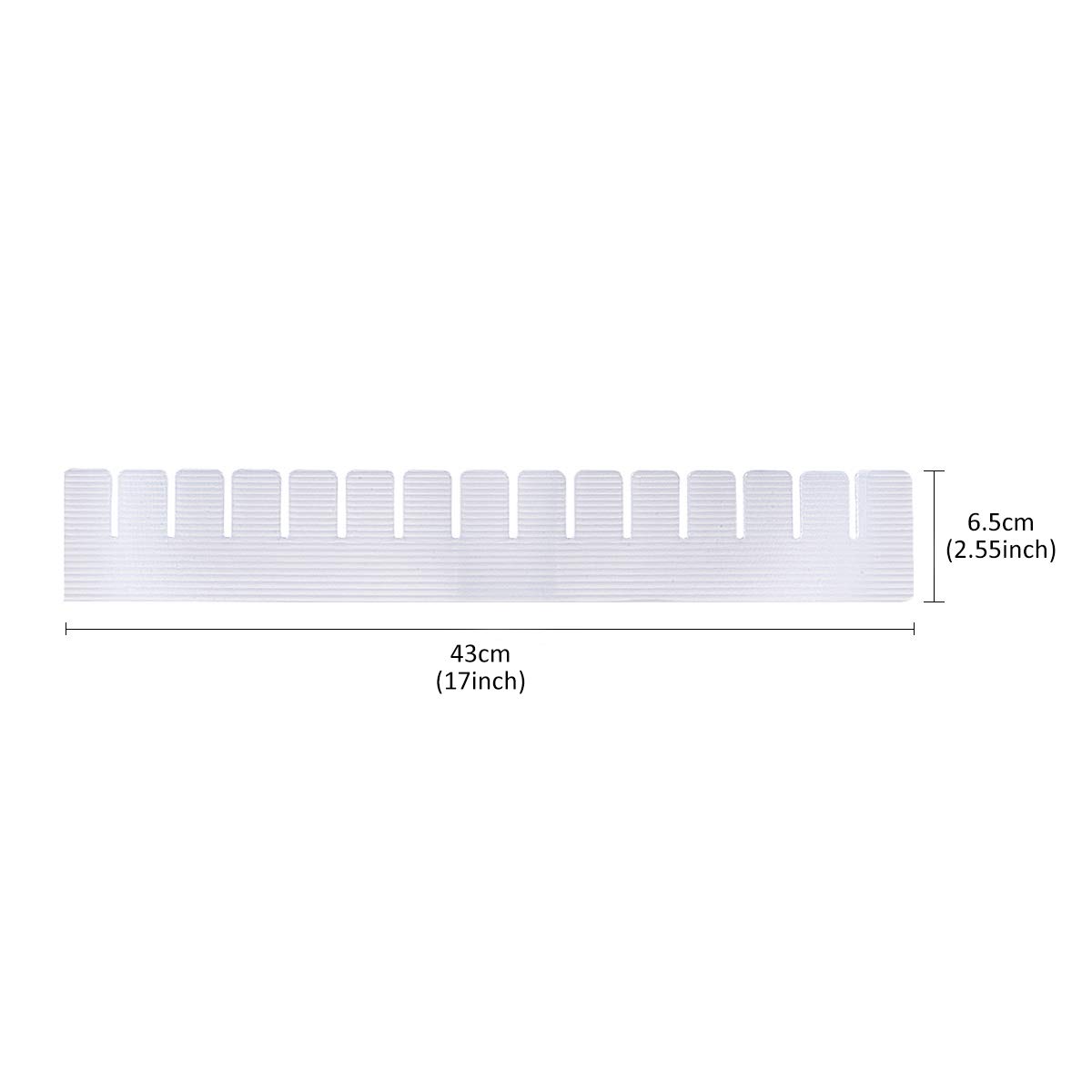 Saim Drawer Organizers,Adjustable Drawer Organizer Dividers,White DIY Plastic Grid Drawer Organizer for Socks, Underwear, Lingerie, Makeup, Kitchen, Dresser - 6 Pcs
