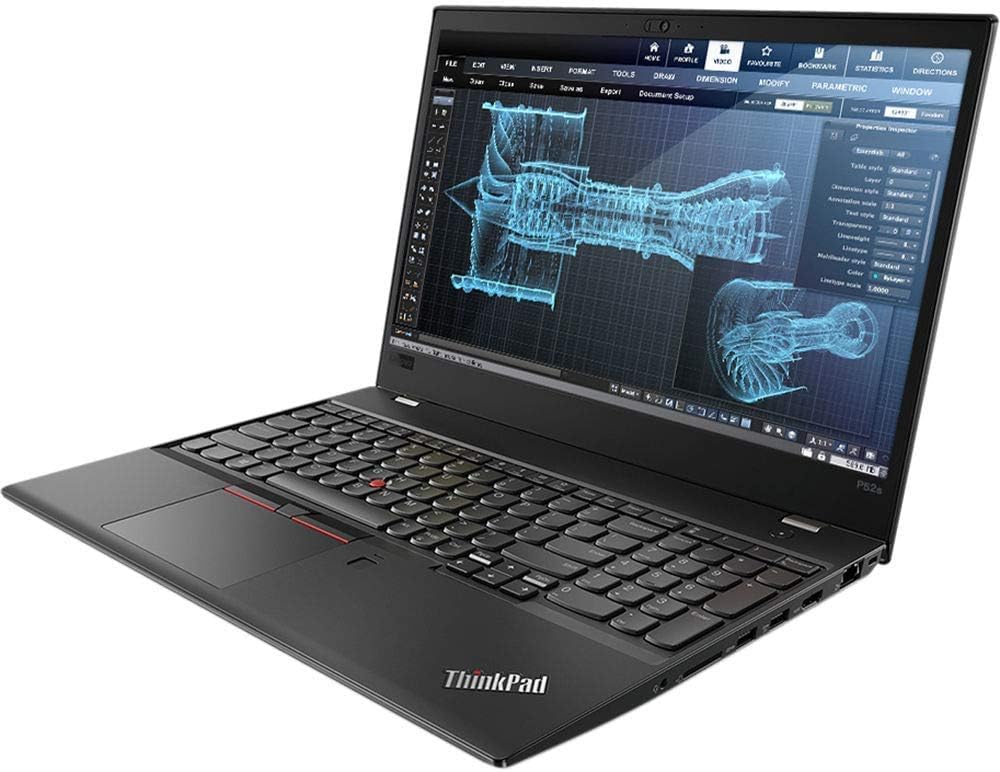 Lenovo Thinkpad P52s Mobile Workstation - Intel Core i7-8650U 1.9GHz Quad-Core Processor - 16GB (2 x 8GB) DDR4 Memory - 512GB NVMe SSD - 15.6-inch 1920x1080 FHD Display - Windows 10 (Renewed)