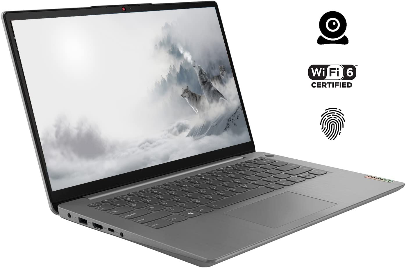 Lenovo IdeaPad 3 14" FHD Screen, Intel Core i7-1165G7 Processor, 20GB DDR4 RAM, 1TB PCIe SSD, Webcam, Fingerprint Reader, HDMI, SD Card Reader, Wi-Fi 6, Windows 11 Home, Grey