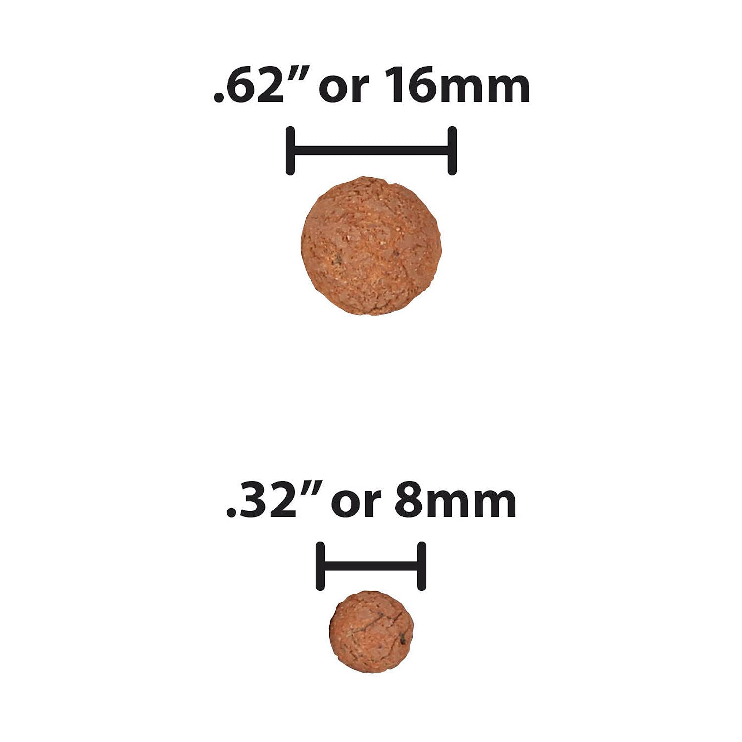 Mother Earth HGC714114 Hydroton Original Expanded Clay Pebbles, 25 Liter, Terra Cotta