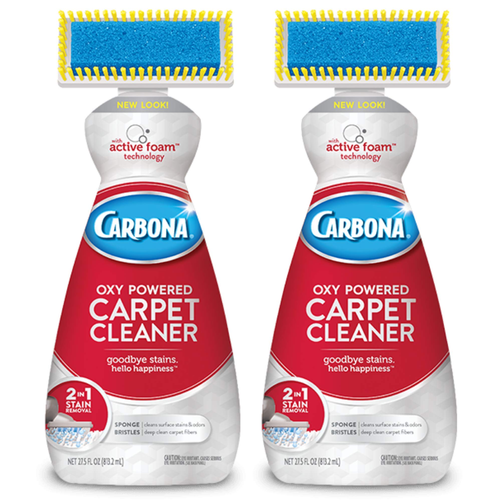 Carbona Oxy-Powered 2-in-1 Carpet Cleaner, 27.5 Ounces - Pack of 2