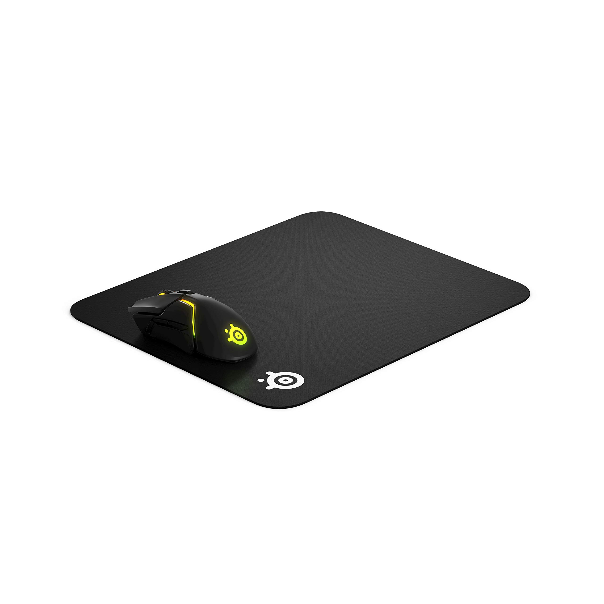 SteelSeries QcK Gaming Surface - Medium Thick Cloth - Mouse Pad of All Time - Peak Tracking and Stability - Black