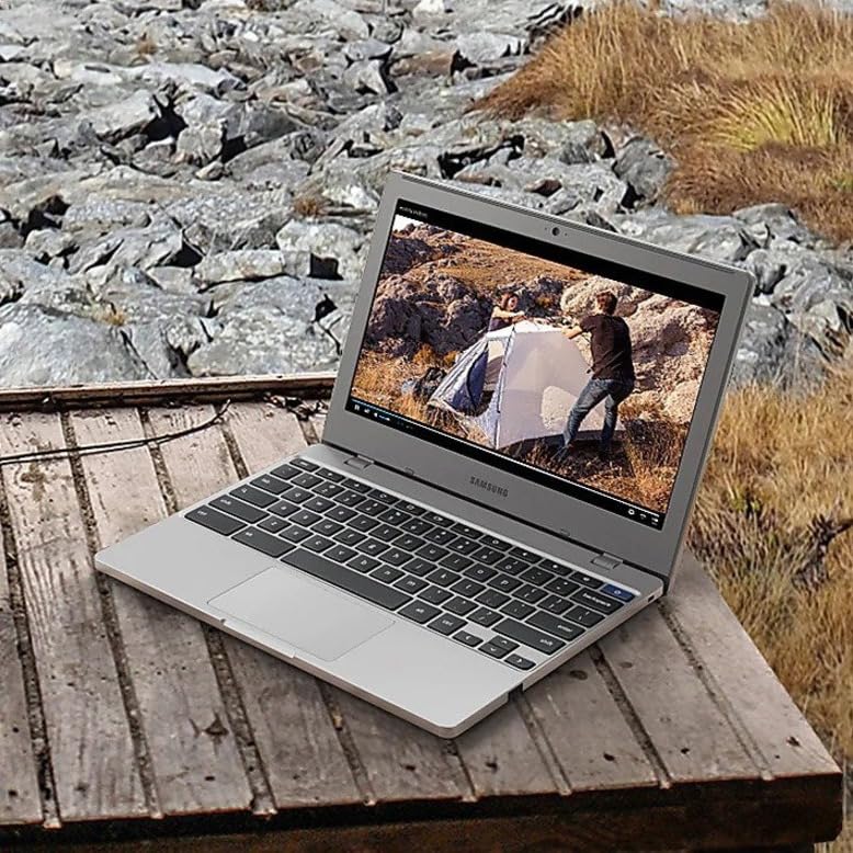 SAMSUNG Electronics Chromebook 4 (2021 Model Without SD Slot) 11.6" Intel UHD Graphics 600, Celeron Processor N4020, 4GB, 32GB, Wi-Fi - Platinum Titan (XE310XBA-KC1US)