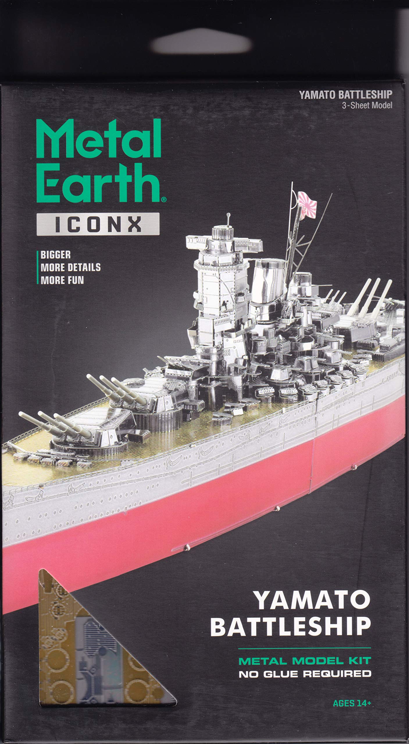 Fascinations Metal Earth Premium Series Yamato Battleship 3D Metal Model Kit